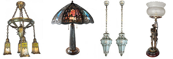 What to look for when buying antique and vintage lighting - Turn of the ...