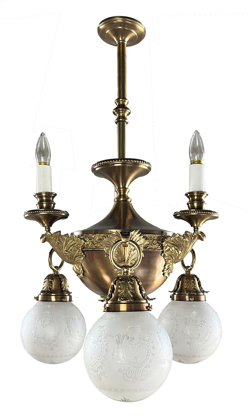 Antique Chandeliers - Turn of the Century Lighting