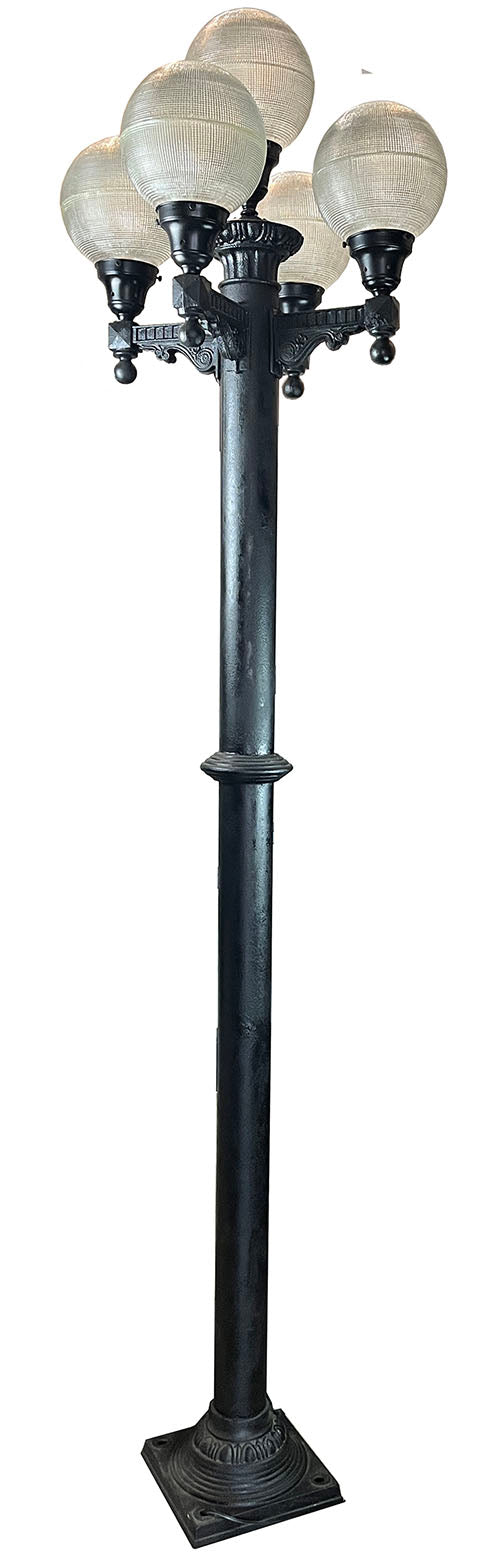Early 1900s Restored Antique Cast Iron Five Light Toronto Street Light ...