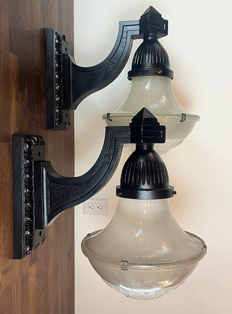 Large Antique Cast Iron Street Light