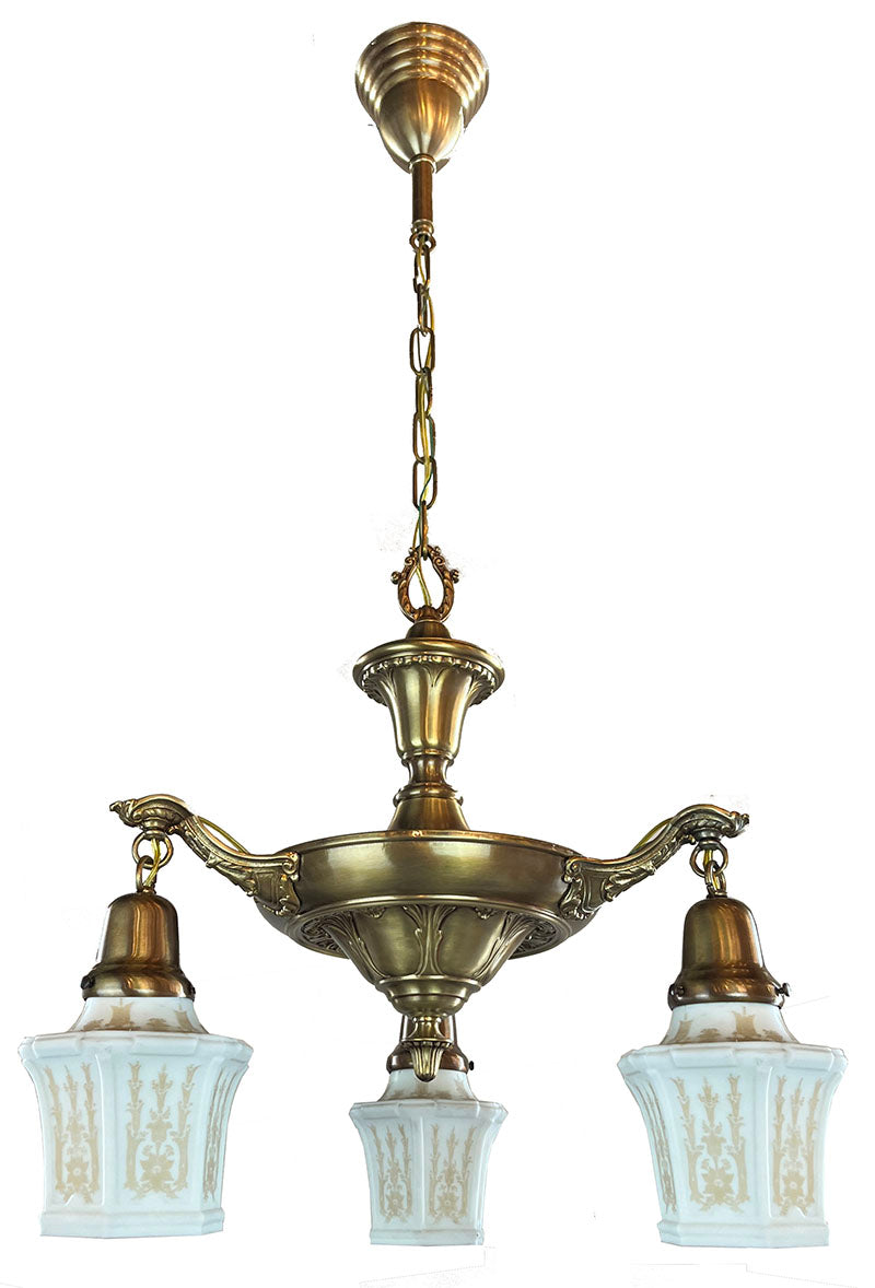 Antique Chandeliers - Turn of the Century Lighting