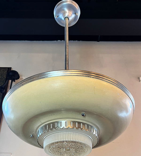Antique Circa 1940 Art Deco Machine Age Modern Pendant - Turn of the ...