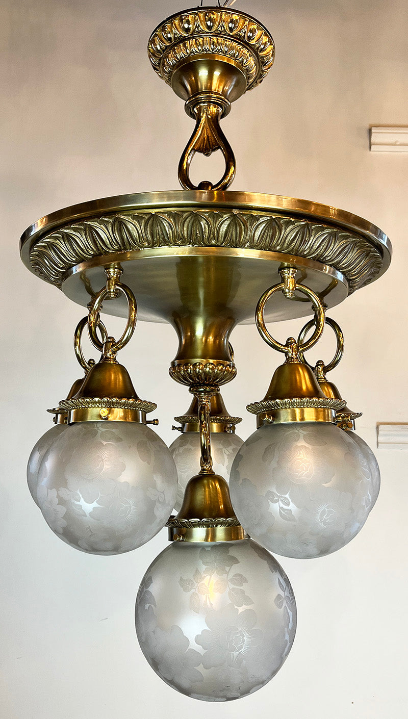 Antique Chandeliers - Turn of the Century Lighting