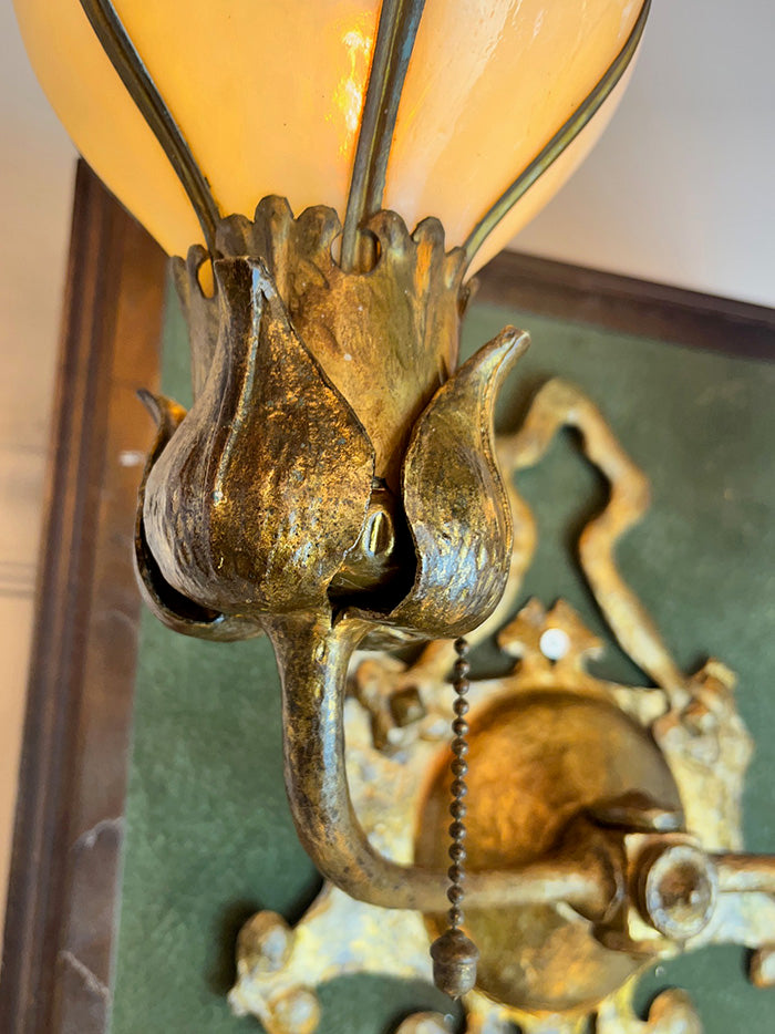 $2300 PAIR - Rare Pair of Incredible Handel Double Light American Art ...