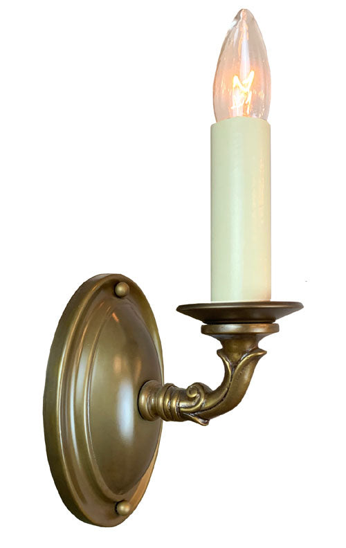 Audrey Candle Single Arm Wall Light - Made in Canada - Turn of the ...